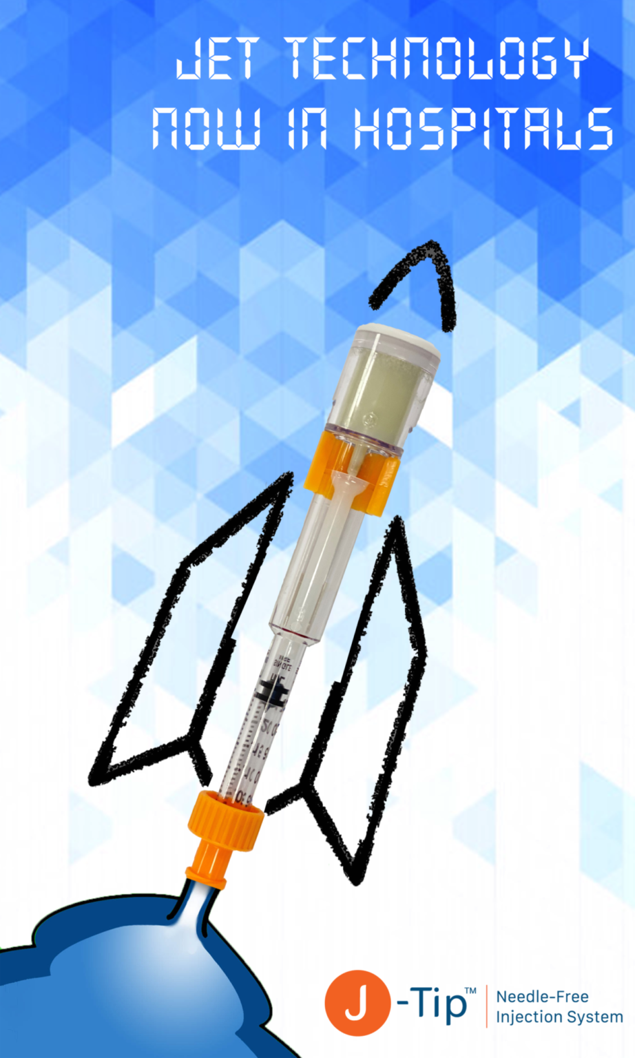 Virtually Painless The J-Tip - Needle-Free Injection System
