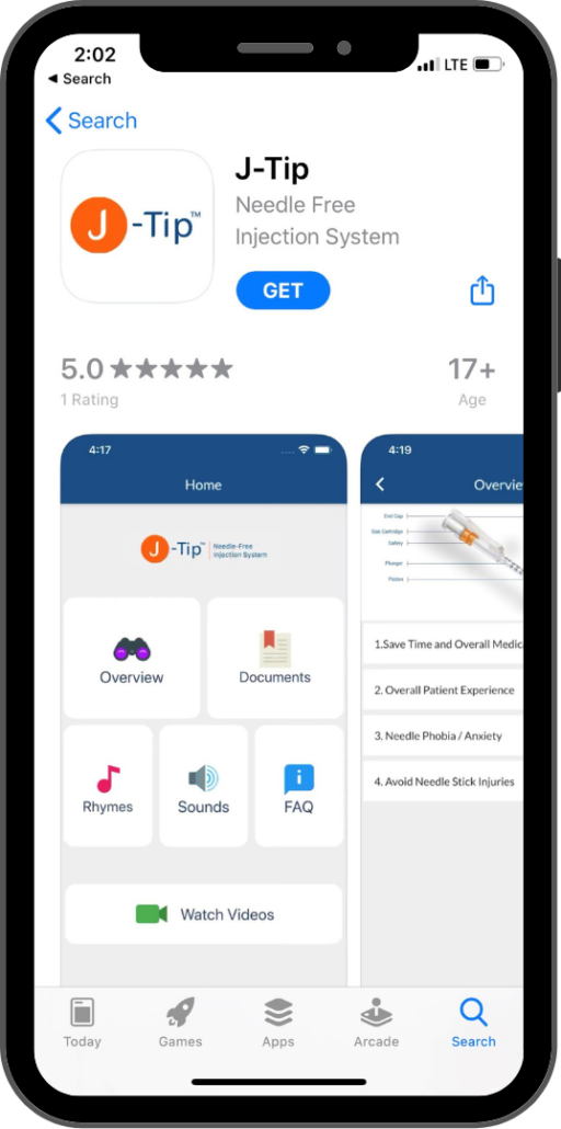 Download Needle Free Injection the J-Tip App